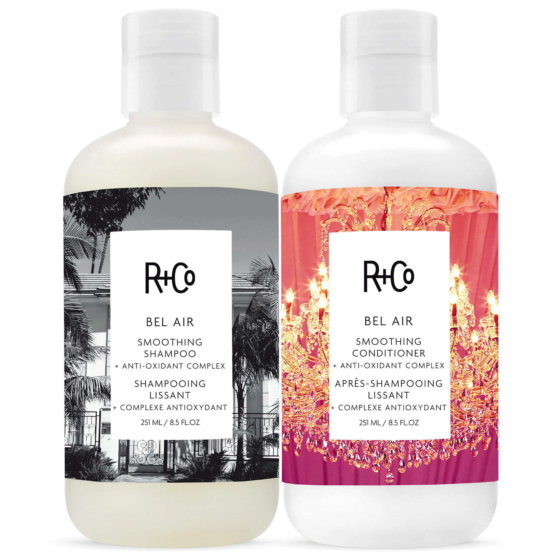 R+CO Bel Air Smoothing Shampoo + Conditioner Anti-Oxidant Complex Set ...